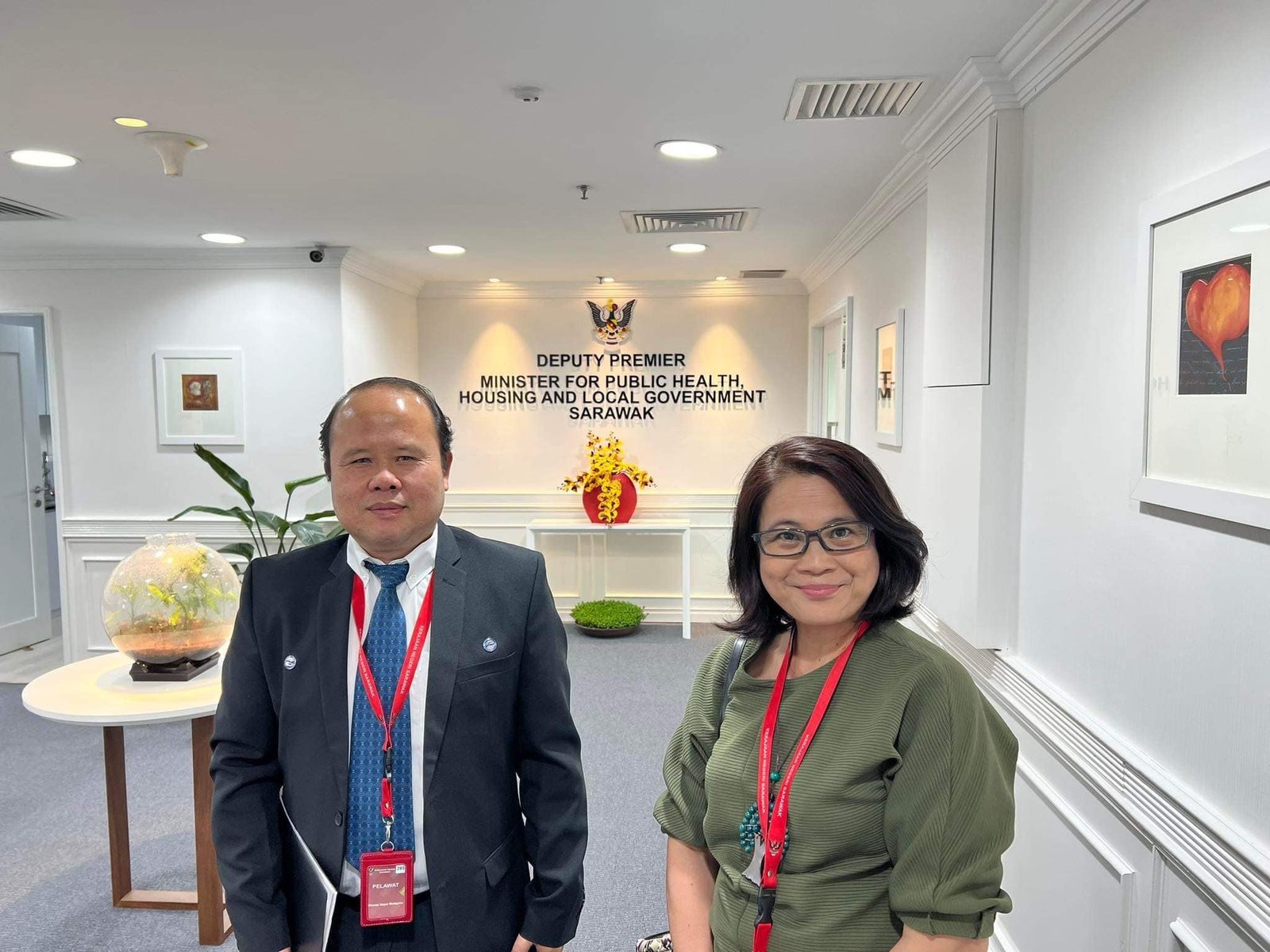 The Health Ministries Department of SAK visits the Deputy Premier of ...